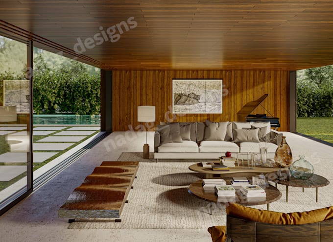 Design 3d interior and create renders for your space by Nadag_designs ...