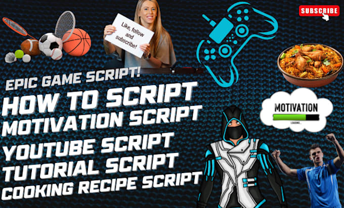 Youtube script writing instagram reels script gaming script ...