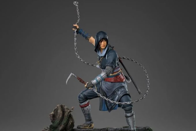 Create 3d action figure, articulated action figure, 3d object ready for ...