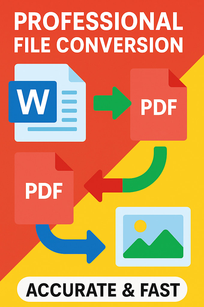 Professionally convert pdf to word and images with accuracy by ...