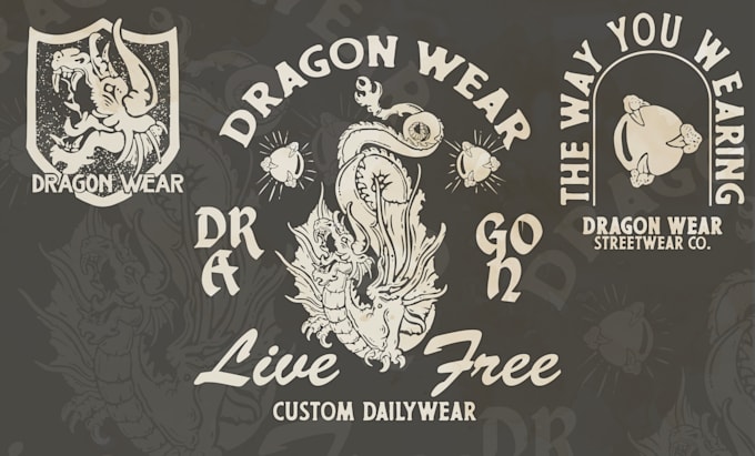 Design a vintage badge for your brand by Puffycurly_work | Fiverr