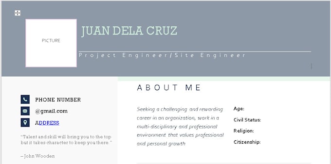 Make a good resume format for you by Cronietrix | Fiverr