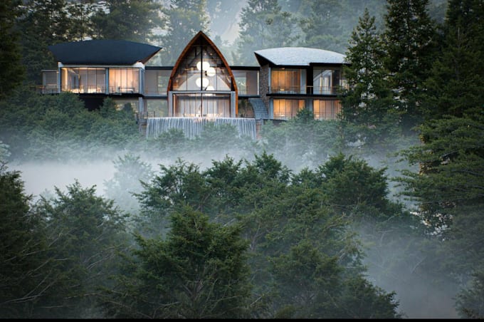 Create realistic 3d architectural renders by Vikasithawijeny | Fiverr