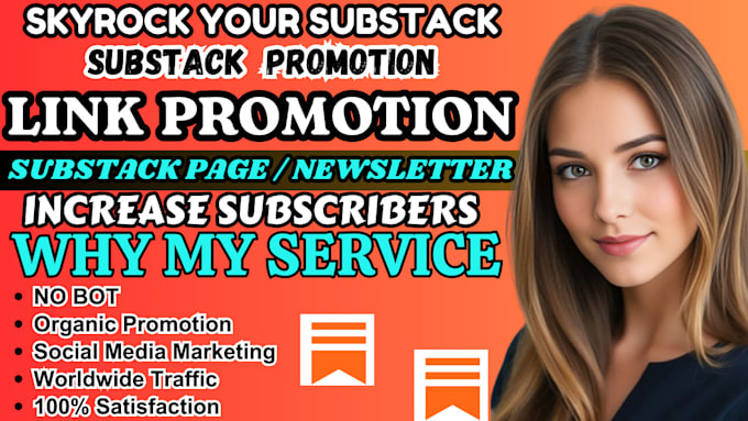 Massive do substack promotion, substack page link to active audience by ...