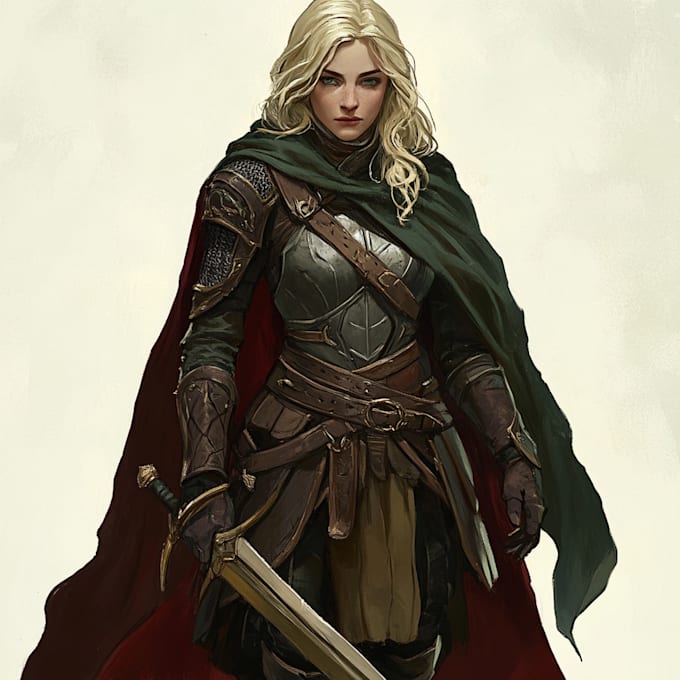 Do illustrate your fantasy, dnd character by Ramonwells4 | Fiverr