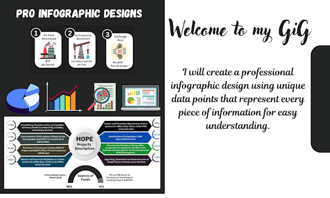 Create a perfect infographic design with unique data point by Jade ...