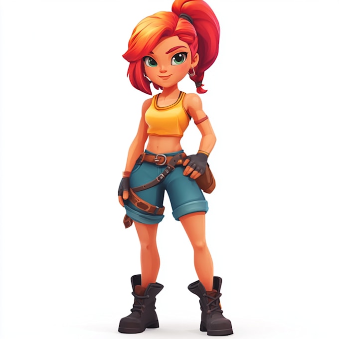 Make a simple 2d game characters by Zahiraoumane | Fiverr