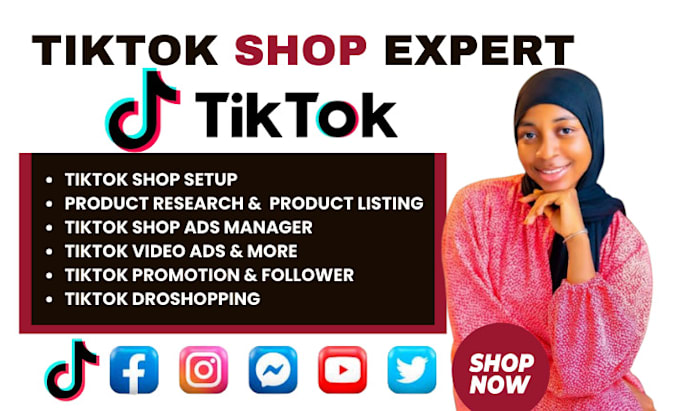 Tiktok shop setup, tiktok shop management and tiktok shop marketing by ...
