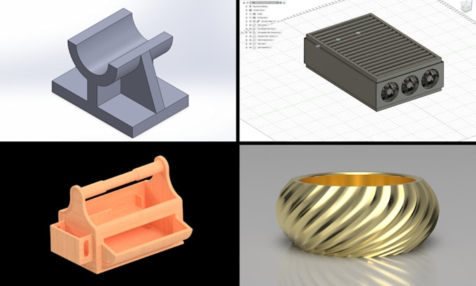 Hacer modelos cad 3d, diseño cad 3d, dibujo de ingeniería stl 3d, diseño de producto, cad 2d