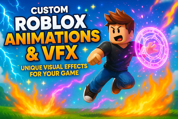 Script custom roblox animation vfx visual effect by Michaeloloyed | Fiverr