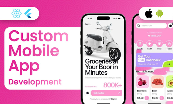 Build user friendly ecommerce, educational, booking app using flutter by Usman_1555 | Fiverr