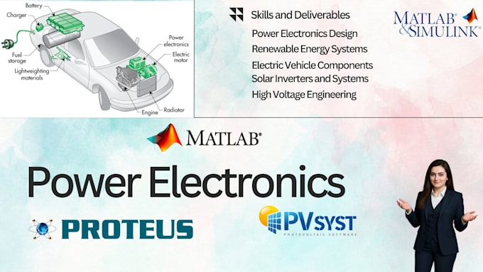 Do power electronics , electrical machine , matlab , simulation , pcb by Tameezwaqas | Fiverr
