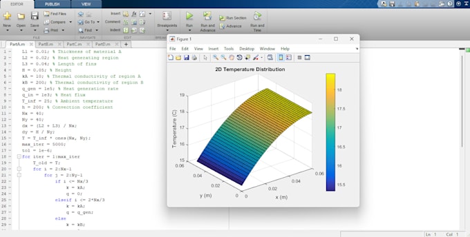 Tutor matlab assignment on heat transfer, fluid mechanics, mass transfer by Rimsha_khan33 | Fiverr