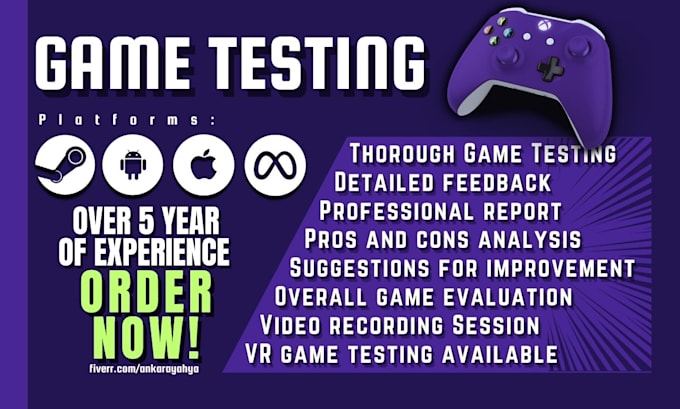 Test and review your game on steam, pc, android, ios and vr by ...