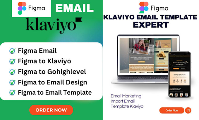 Design figma to klaviyo email template klaviyo figma template by Luna_dart | Fiverr