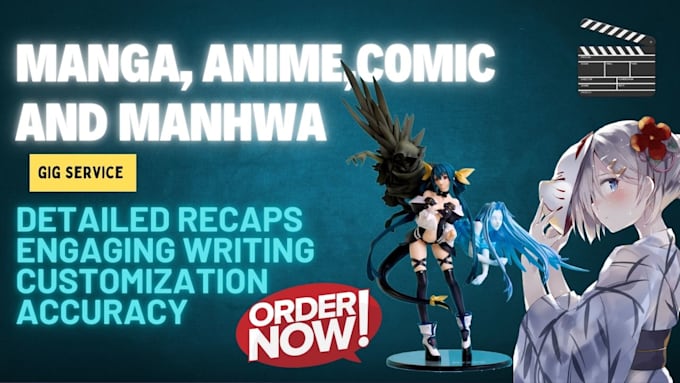 Craft an engaging script for manga, anime, and comic recap video script ...