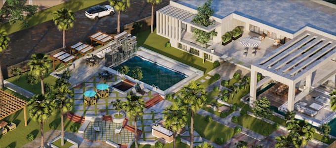 Render architectural site plan,landscape design floor plan 2d and 3d master plan by Britishdj ...