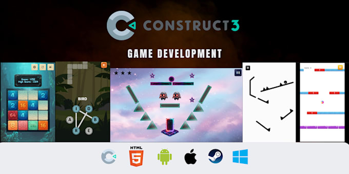 Create a 2d game using construct 3 by The_dev04 | Fiverr