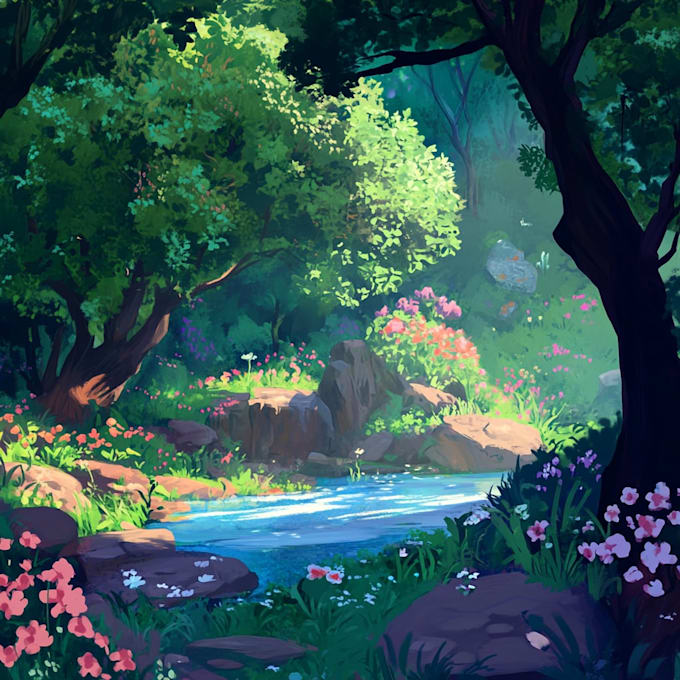 Create environment concept art and background by Armugrer | Fiverr