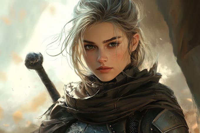 Paint character concept art and illustrations for you by Malynatton ...