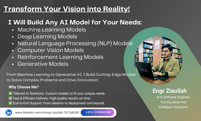 Build machine learning, deep learning, and ai models for prognostic ai ...
