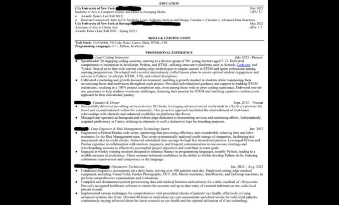 Get you hired resume and career guidance by Resumes4ubyu | Fiverr