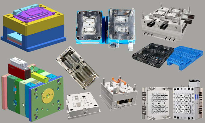 Design custom injection molds, sla resin plastic silicone molds, dfm ...