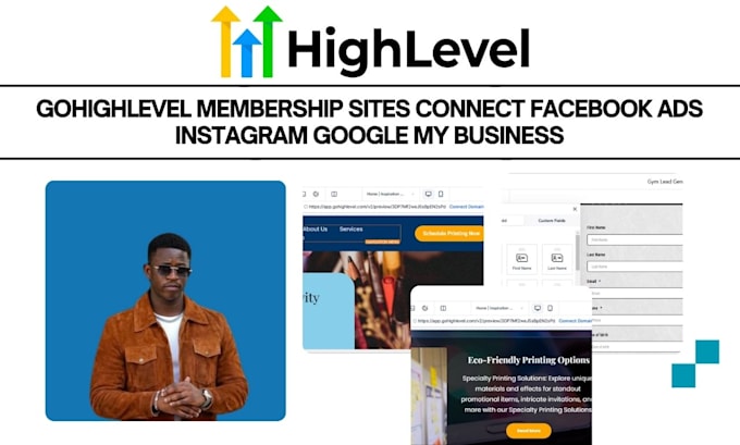 Gohighlevel membership sites connect facebook ads instagram google my ...