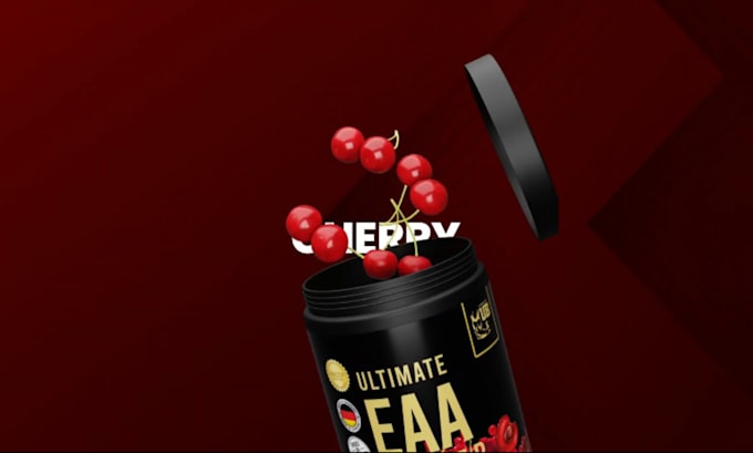 Do 3d product animation 3d supplement animation 3d bottle animation in ...