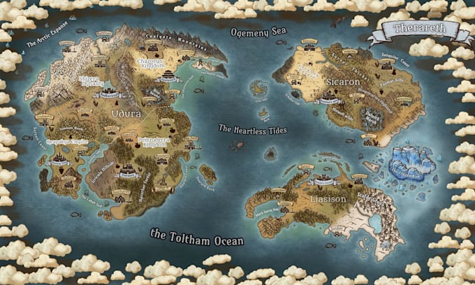 Create fantasy world map design custom dnd rpg inkarnate game maps ...