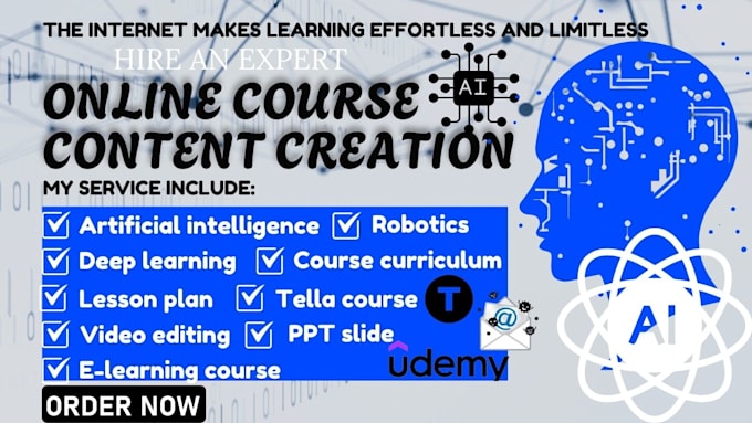Create online course, lesson plan, training manual, case study for your ...