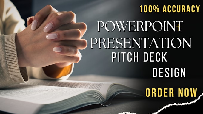 Design a proficient power point presentation and pitch deck by Graphics ...