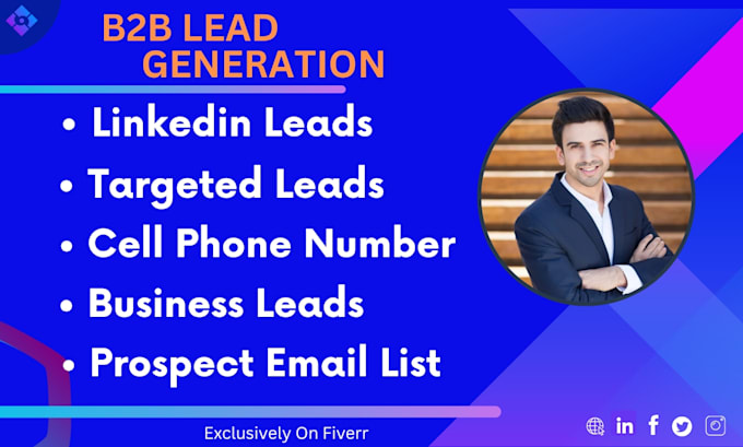 B2b linkedin leads cell phone number targeted leads business leads prospect list by Ashikur ...