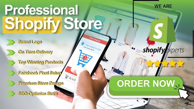 Build a custom shopify store or fix shopify issues by Hs_brothers | Fiverr