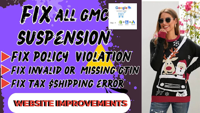 Fix google merchant center suspension misrepresentation gtin and shopping ads by Peter614 | Fiverr