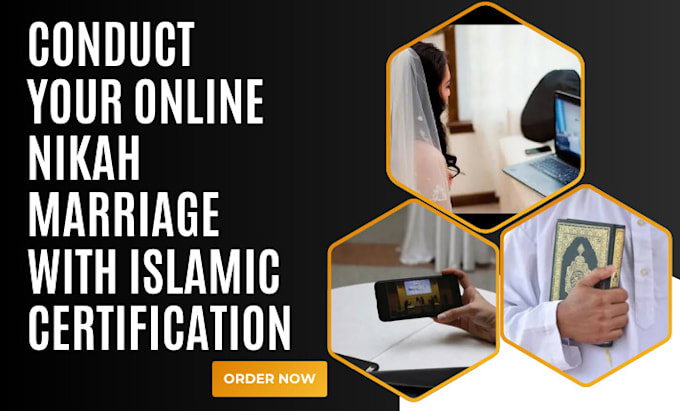 Conduct your online nikah marriage with islamic certification by Imamuabass | Fiverr