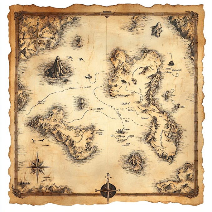 Illustrate the best fantasy map you have by Assa_hama5 | Fiverr
