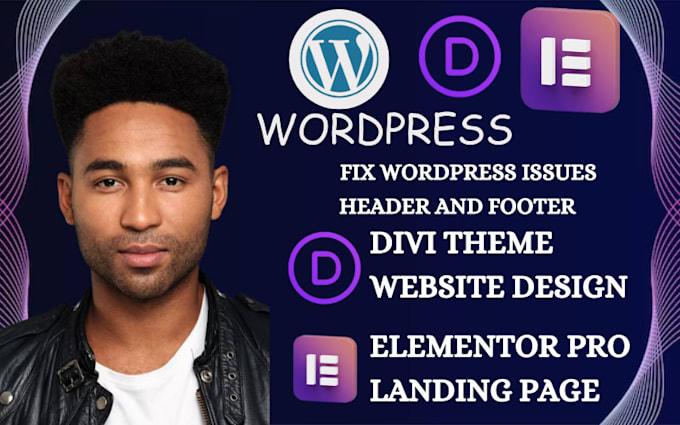 Fix divi elementor issue edit elementor header footer redesign divi landing page by Sam_d_grace ...