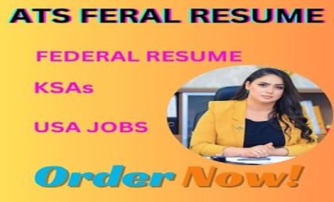 Write a usajobs federal resume ksas ats friendly by Divinano | Fiverr