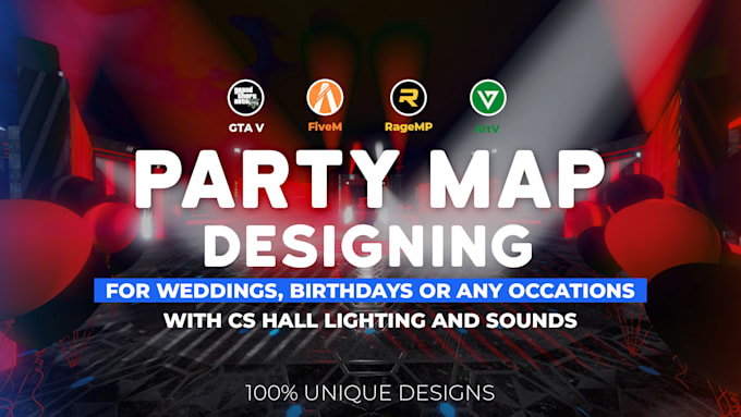 Edit, create and customize fivem party maps with cshall by Teshansahiru ...