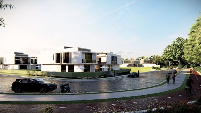 Fix 3d real estate model,cgi exterior and interior walkthroug,cgi map ...