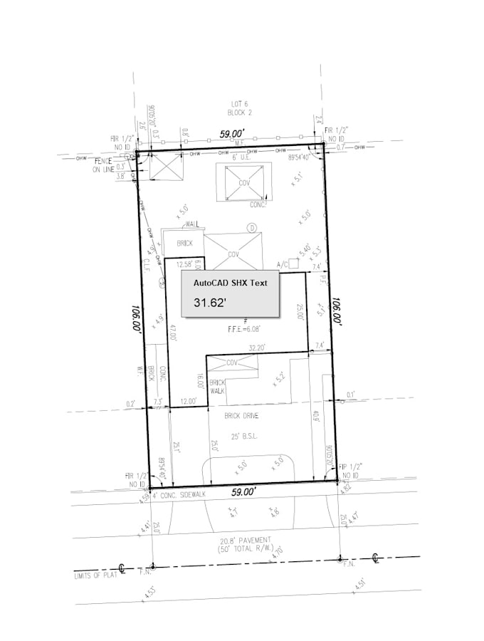 Draw a detailed site plan for city permit approval by Danielcuflic | Fiverr
