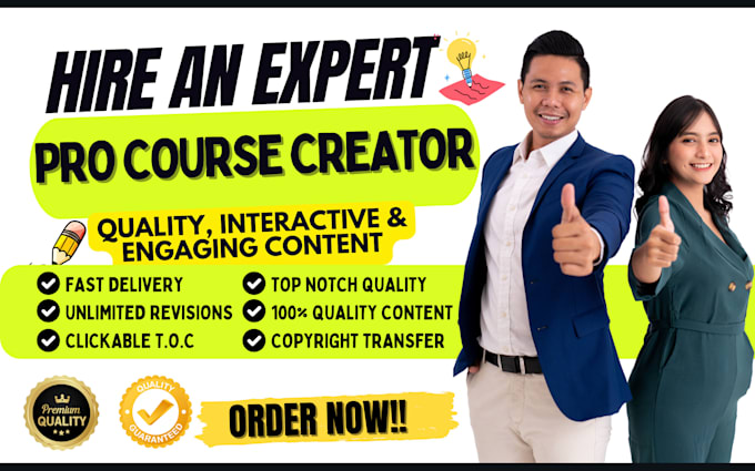 Create online course content, course creation course curriculum ...