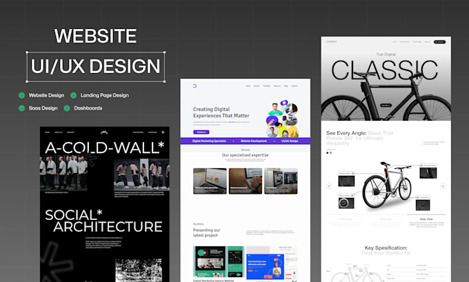 Create website design with figma by Lodseins | Fiverr
