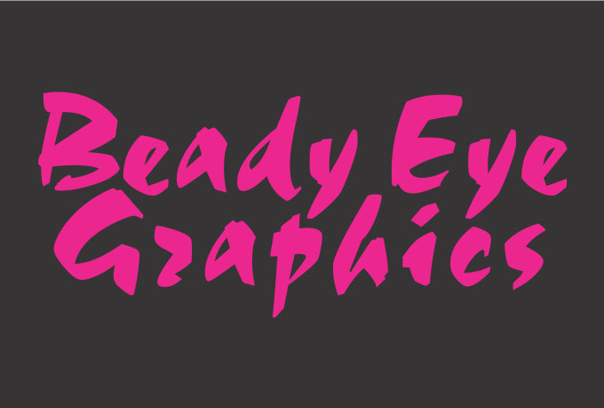 Design a simple personalized text logo or slogan by Beadyeye | Fiverr