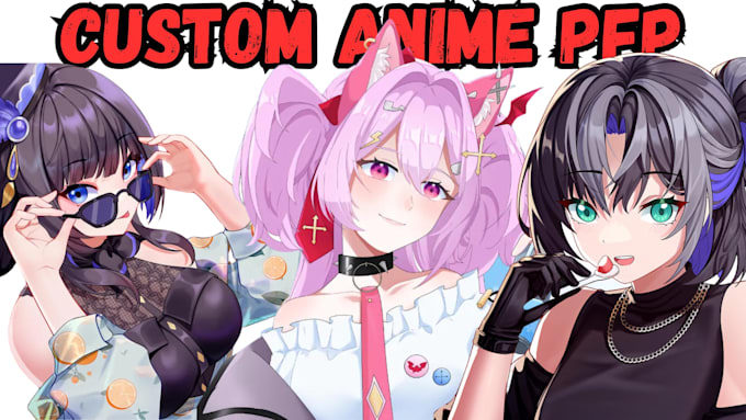 Draw anime oc pfp art manga nsfw chibi art illustration discord pfp ...