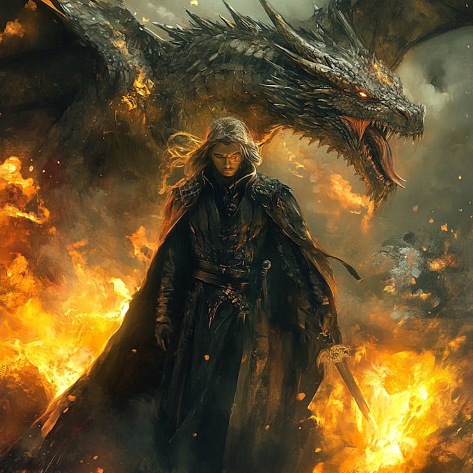 Make a unique fantasy character concept art by Olurainise | Fiverr