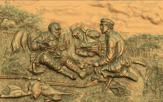 Sculpt printable 3d coin model bas relief cnc design medallion 3d ...