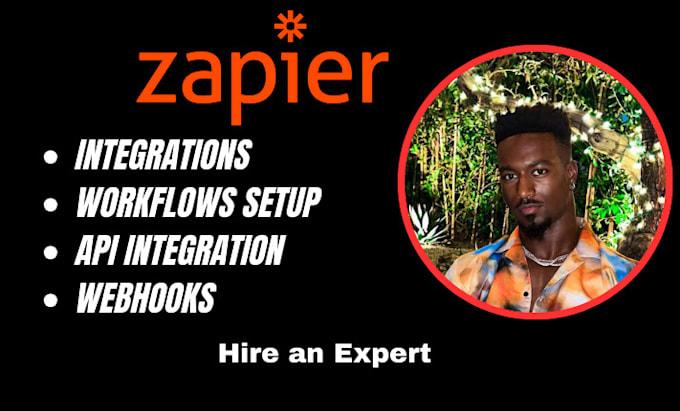 Setup zap zapier, zapier integration, webhooks and api by Damon_yamen | Fiverr
