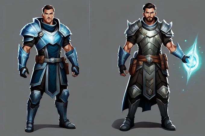 Do a dnd character art and dnd character art by Everettunter | Fiverr